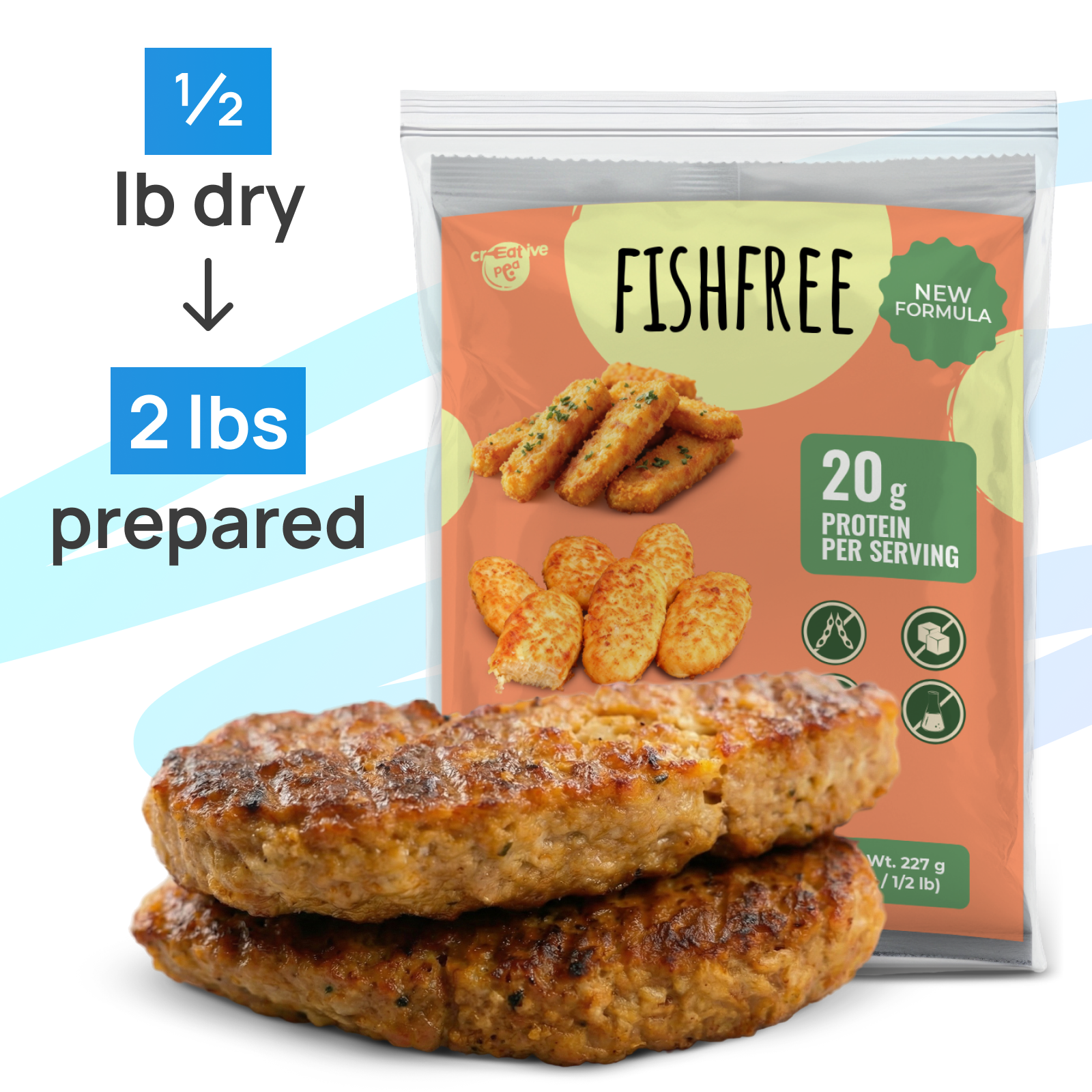 Vegan Fish Substitute — Plant-Based Seafood Alternative from Pea ...